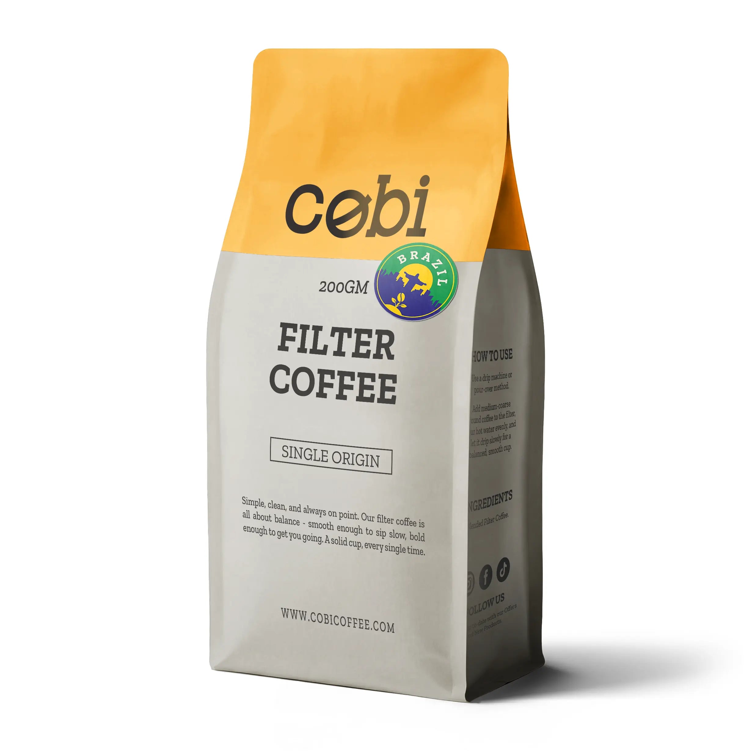 Filter Single Origin - Brazilian Santos – Cobi Coffee