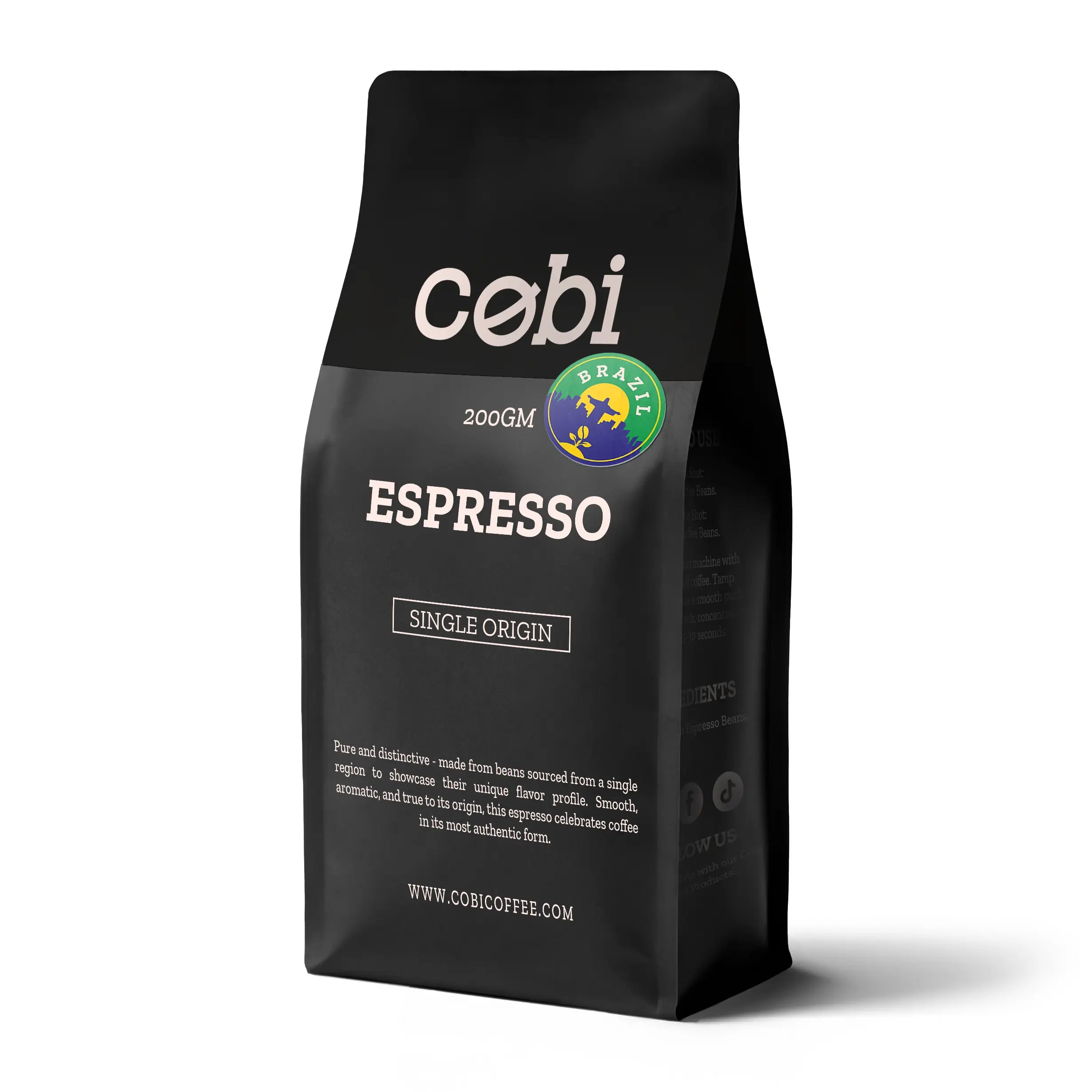 Espresso Single Origin - Brazilian Santos – Cobi Coffee